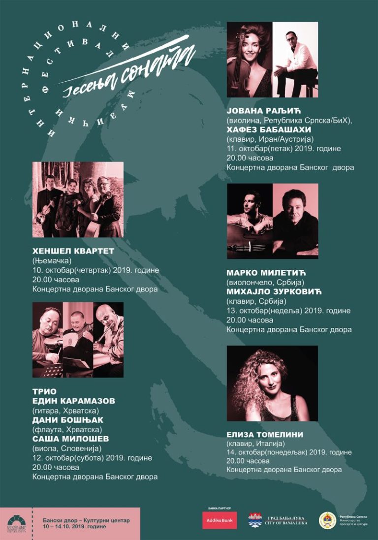 „Jesenja sonata“ od 10. do 14. oktobra u Banskom dvoru | BL Portal