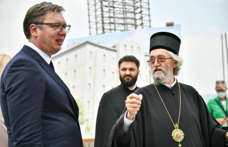 Zvaničnici Srpske i Srbije posjetili srpsko-ruski hram u izgradnji | BL ...