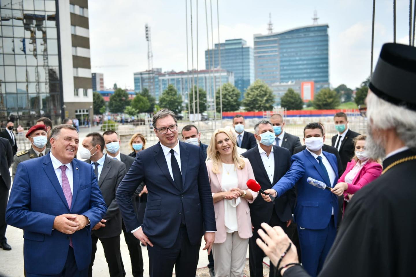 Zvaničnici Srpske i Srbije posjetili srpsko-ruski hram u izgradnji | BL ...