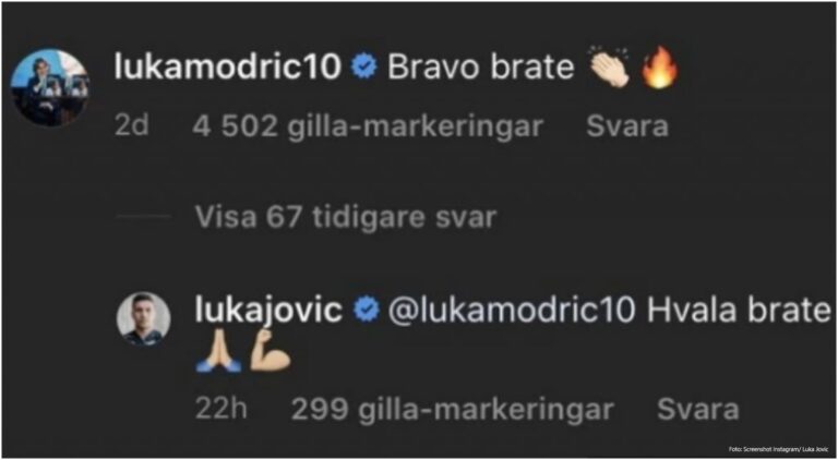 "Bravo brate": Modrić pohvalio Jovića nakon dobre partije FOTO | BL Portal