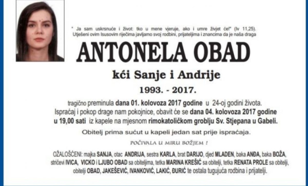 Poginula u Hrvatskoj! Porodica tragično nastradale djevojke iz BiH i dalje čeka pravdu | BL Portal