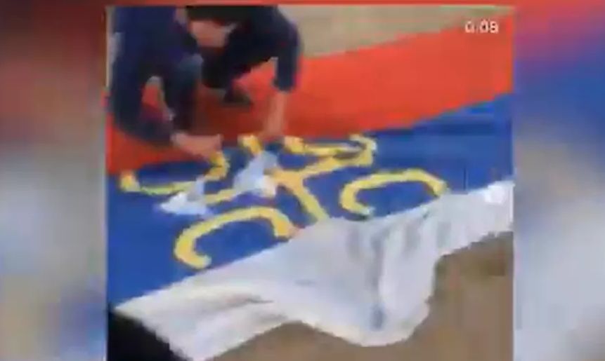 Vandali objavili na društvenim mrežama snimak paljenja zastave SPC ...