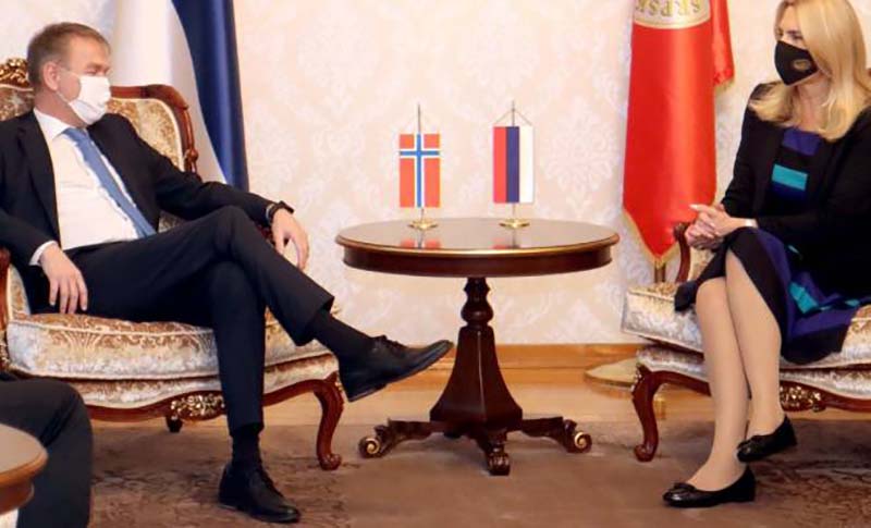 Cvijanović sa Rajnertsenom: Institucije Srpske su stabilne i ... Cvijanović sa Rajnertsenom: Institucije Srpske su stabilne i ...