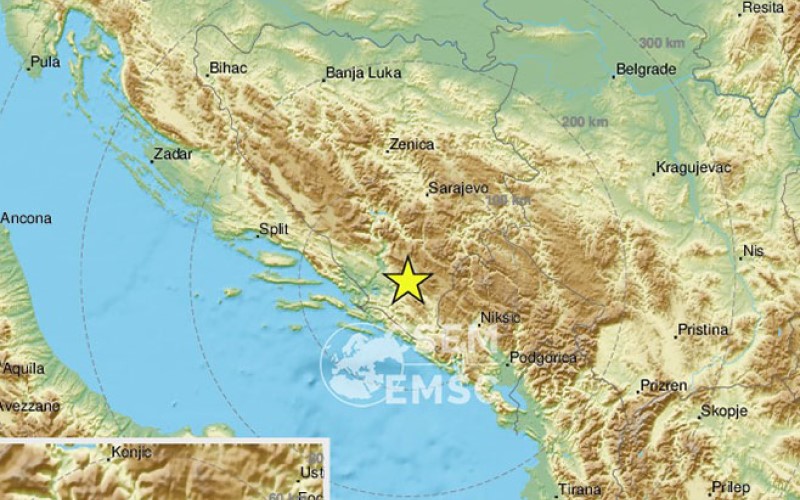 Epicentar kod Stoca: Novi zemljotres pogodio BiH | BL Portal
