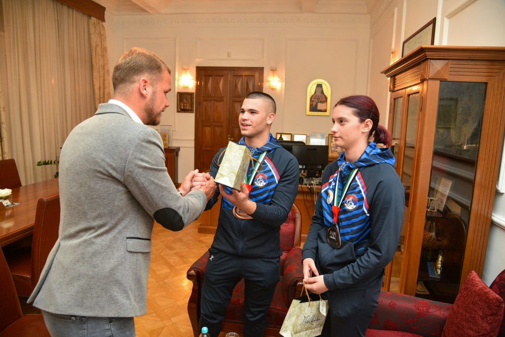 Prijem za uspješne mlade banjalučke sportiste: Isidora Dragišić i ...