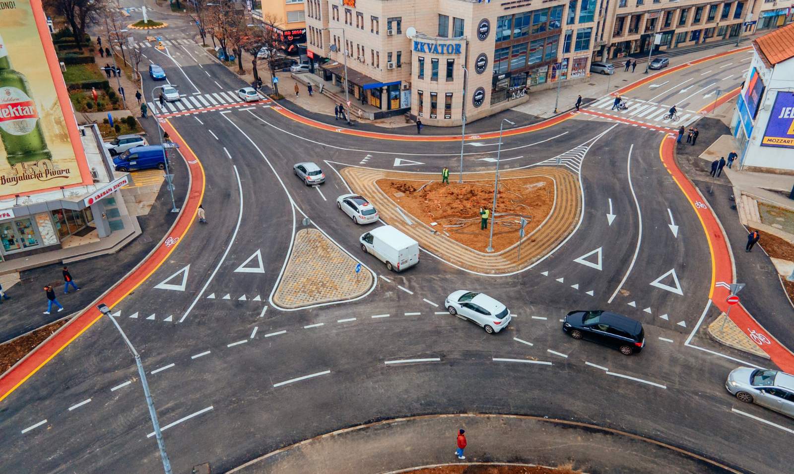 Zbog izvođenja radova: Izmjena saobraćaja u kružnom toku kod Ekvatora | BL Portal