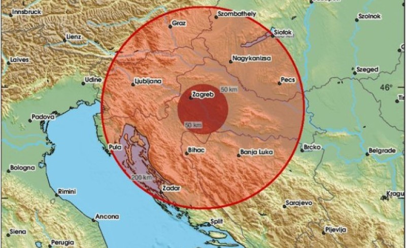 Grad ostao bez struje: Zemljotres zatresao dio Hrvatske, osjetio se i u BiH FOTO | BL Portal