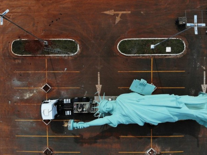 Incident u Brazilu: Srušio se Kip slobode VIDEO | BL Portal